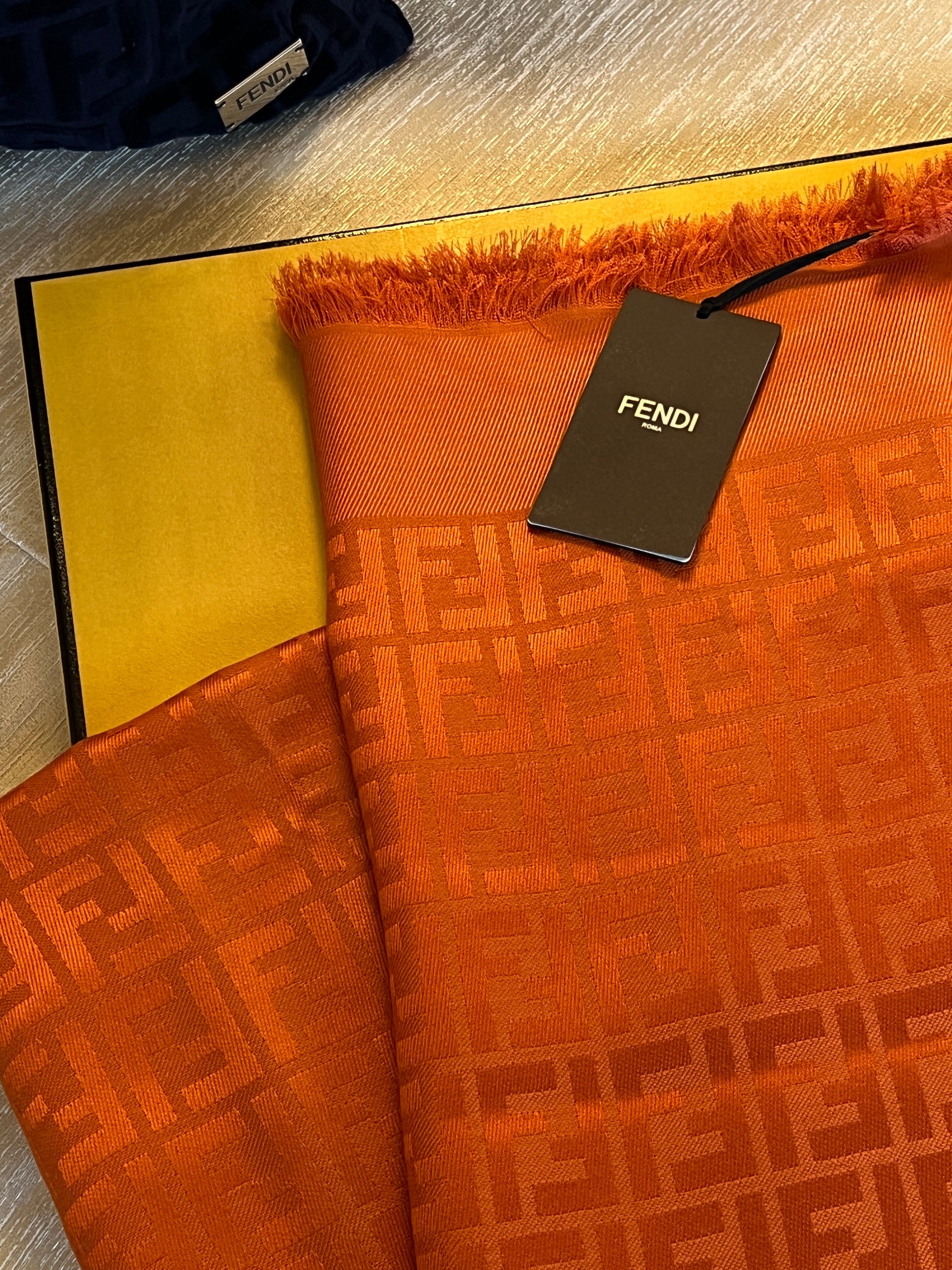 FENDI Casa Throw - Orange